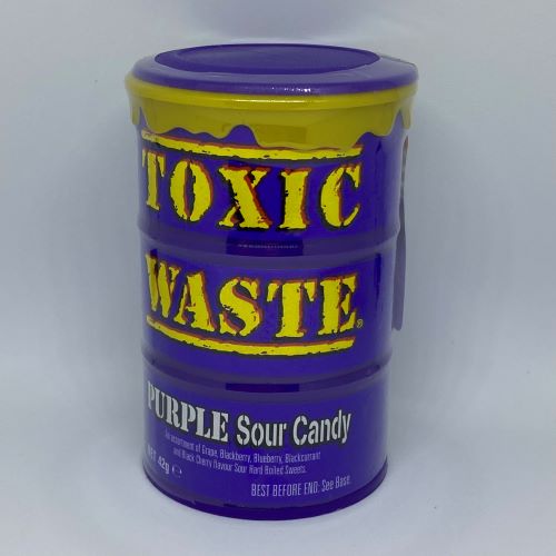 Toxic Waste Purple Sour Candy – Slikaway.dk