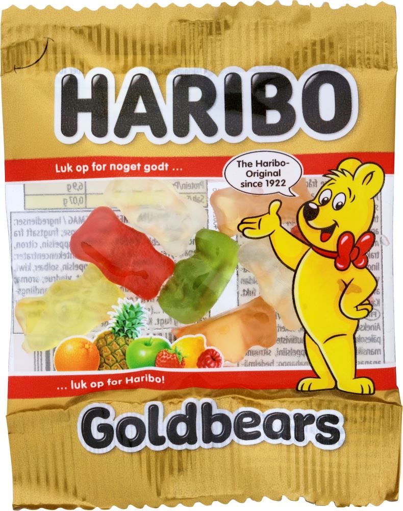 Goldbears Mini Pose Haribo 100 stk – Slikaway.dk